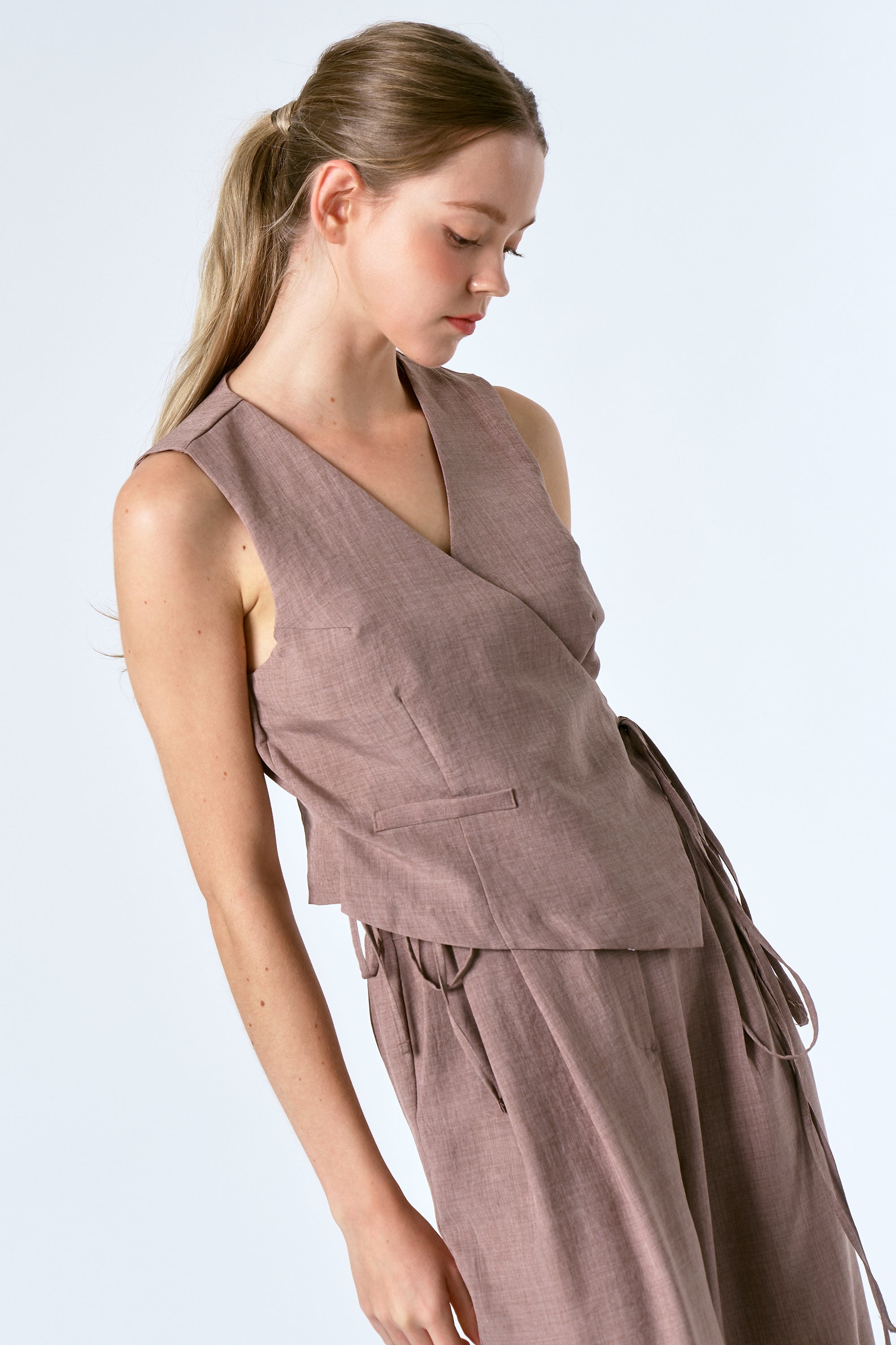 Sophie Wrap Vest Top | Women's Vests | storets