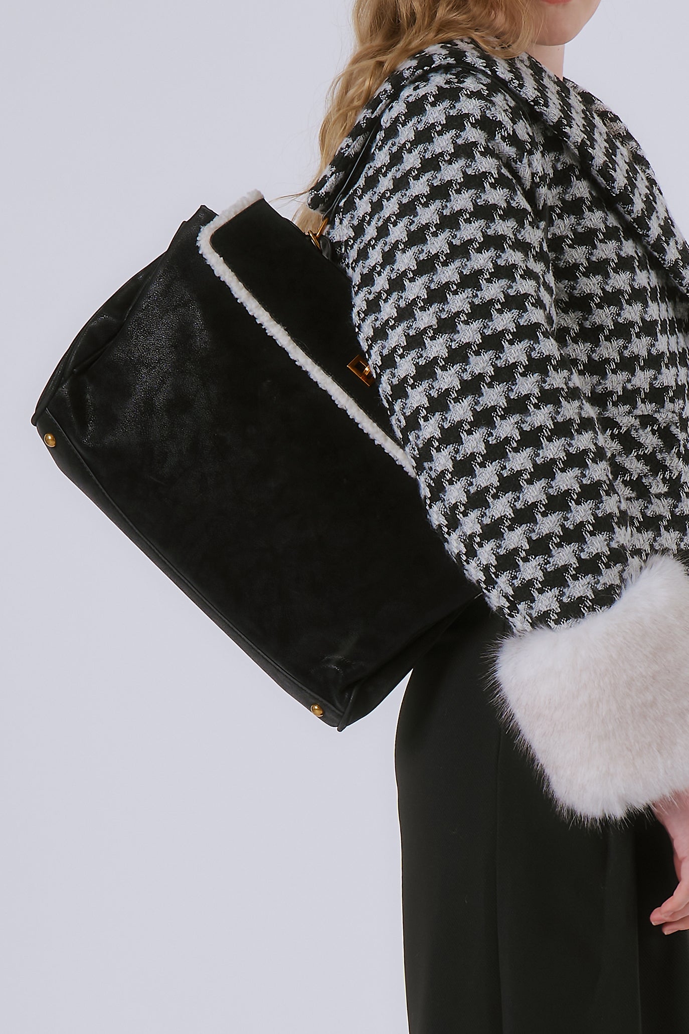 Fuax Shearling Sherpa bag | Women's Shoulder | storets